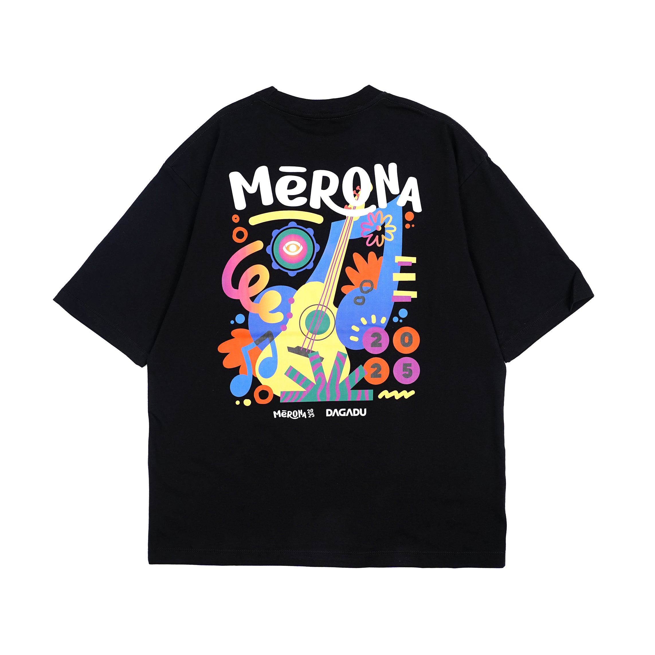 Dagadu Official Merch Merona 2025 Kaos Oversize - Hitam – Dagadu Djokdja